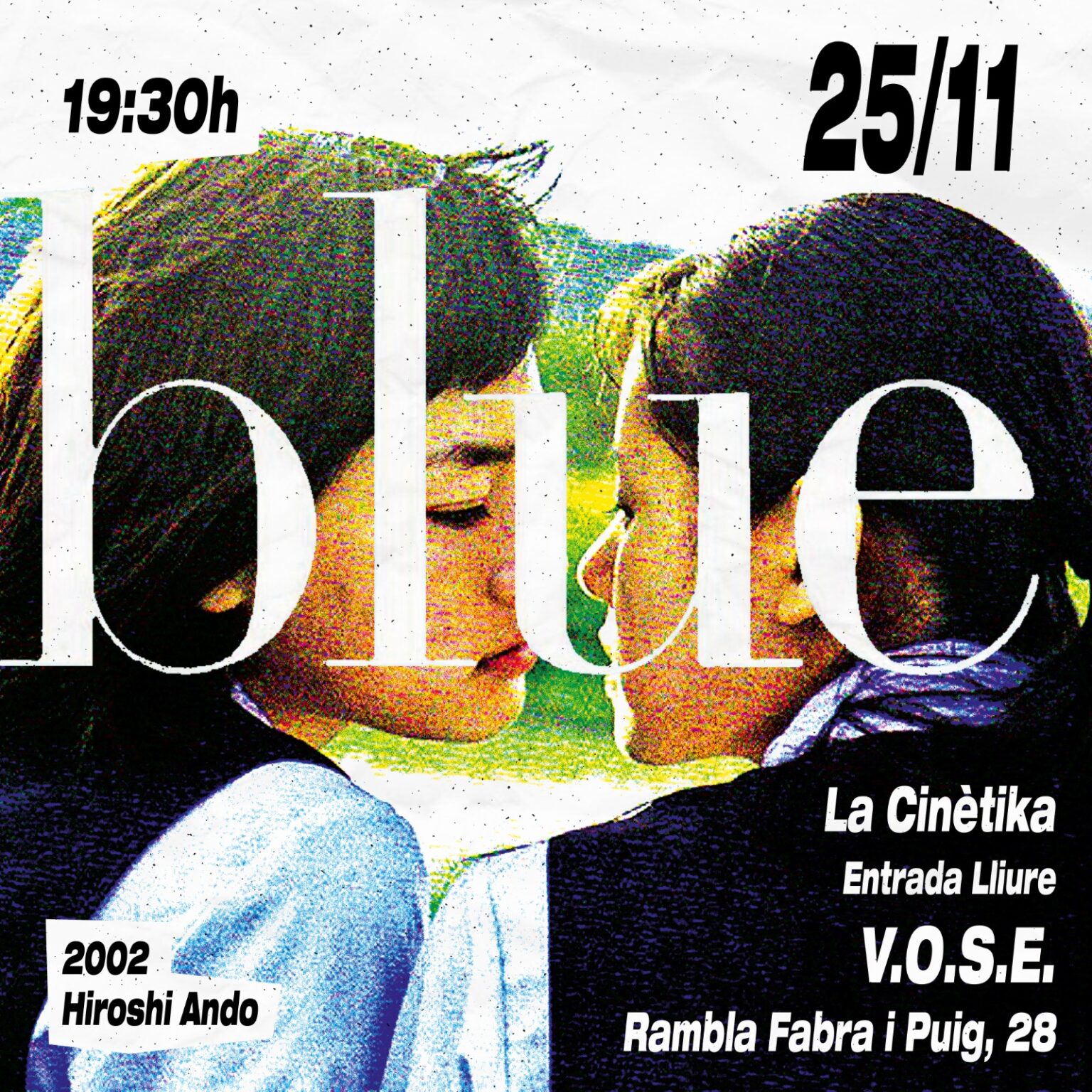 25/11/24 Cinema dilluns projectarà Blue, Dir. Hiroshi Ando, VOSE (2002) – La Cinètika