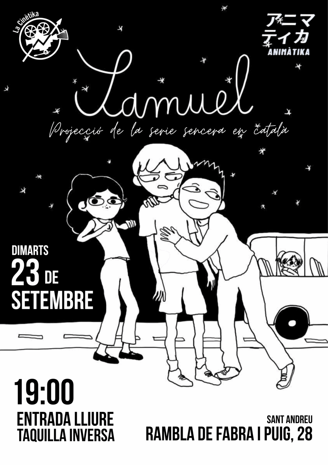 Això és avui: 23/09/25 Animàtika projectarà la sèrie sencera de Samuel ...